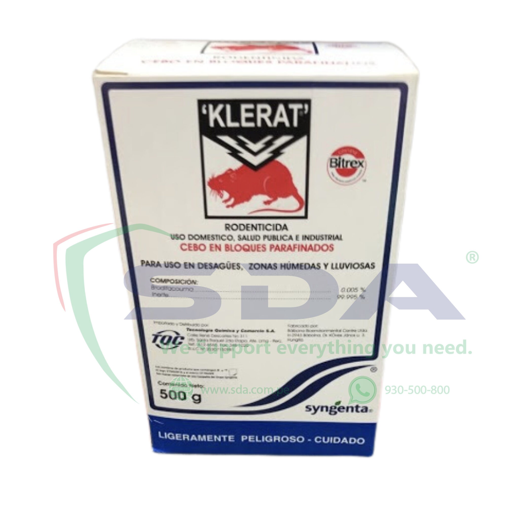 KLERAT BLOQUES CAJA X 500 GR – SDA